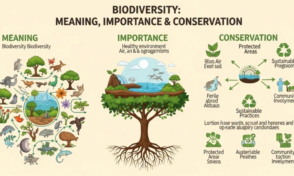 Biodiversity: Meaning, Importance, and Conservation